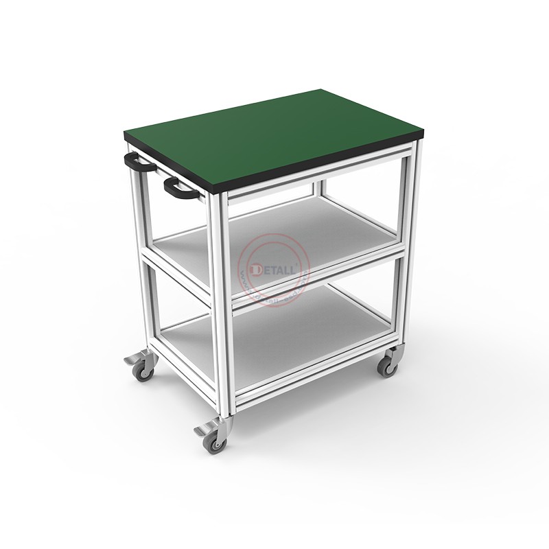 Aluminum alloy anti-static cart - Detall-ESD