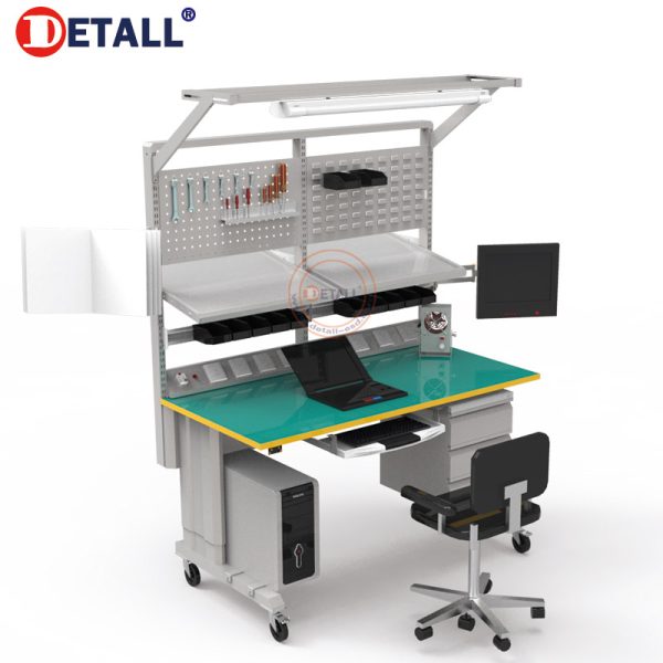 Double ESD Workbench With Cabinet - Detall-ESD