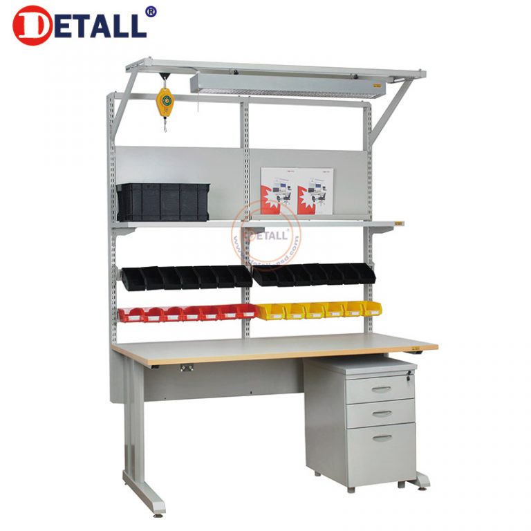 Double ESD Workbench With Cabinet | Detall-ESD