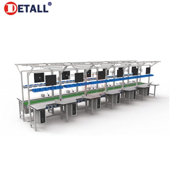 Workbenches With Conveyors - Detall-ESD