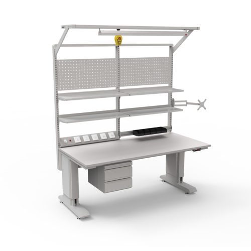Electric Adjustable Workbench with Essential Safety Features